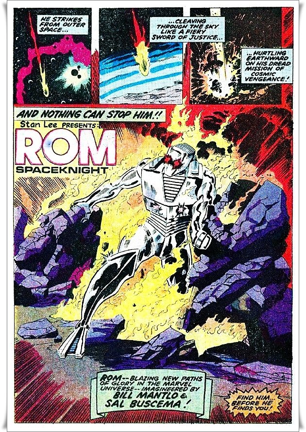 ROM Spaceknight από Bill Mantlo, Sal Buscema & Steve Ditko [Ανδριανός ...